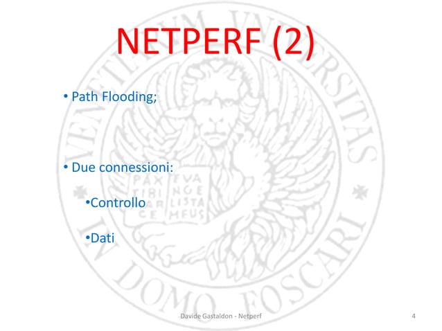 Presentazione su Netperf | PDF