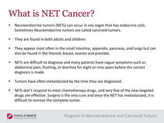 Finding the Answer to NET Cancer | PPTX | Endocrine and Metabolic ...