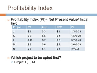 Net Present Value - NPV | PPTX