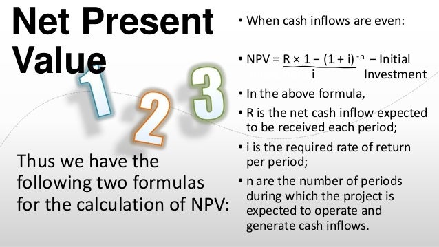 Net present value