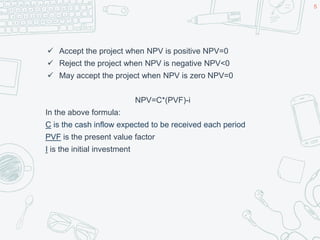 Net present value | PPTX