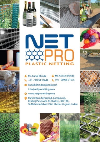Plastic Netting Solution By Bhavna Plastic | PDF