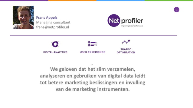Netprofiler op martech 2016 | PPT