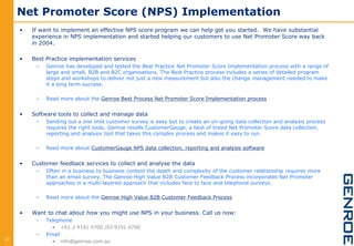 Net Promoter Score - A 10 Slide Introduction | PDF