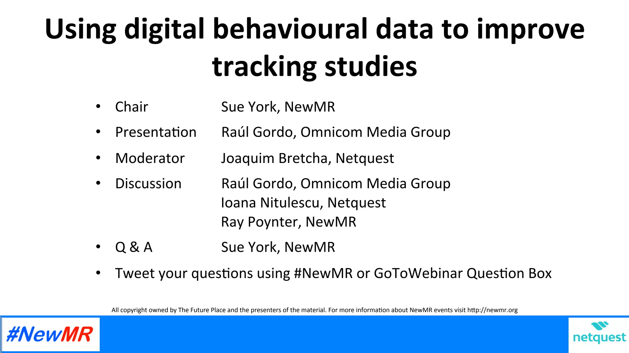 Utilising digital behavioural data to improve tracking studies | PDF ...