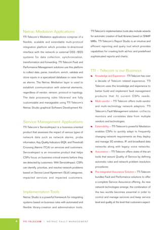 Netrac Fault Management Solution | PDF | Computer Software and Applications | Computing