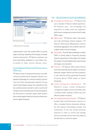 Netrac Performance Management Solution | PDF | Free Download