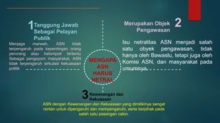 Netralitas asn kepala desa | PPT