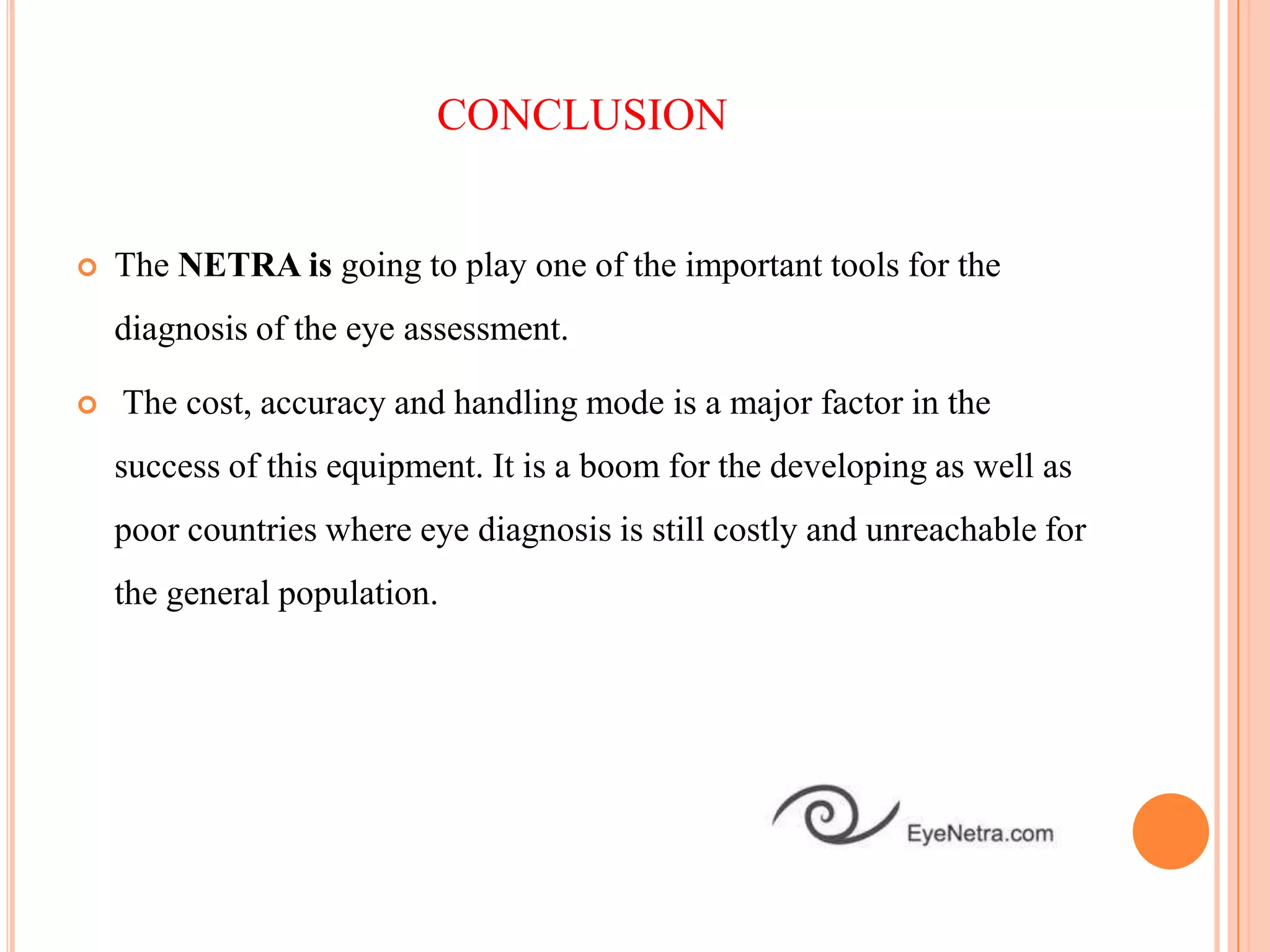 new eye assessment technology,NETRA | PPTX