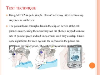 new eye assessment technology,NETRA | PPTX