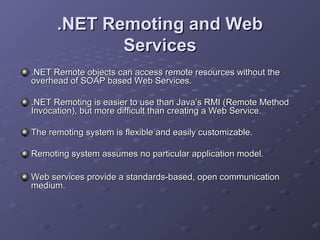 Net remoting | PPT