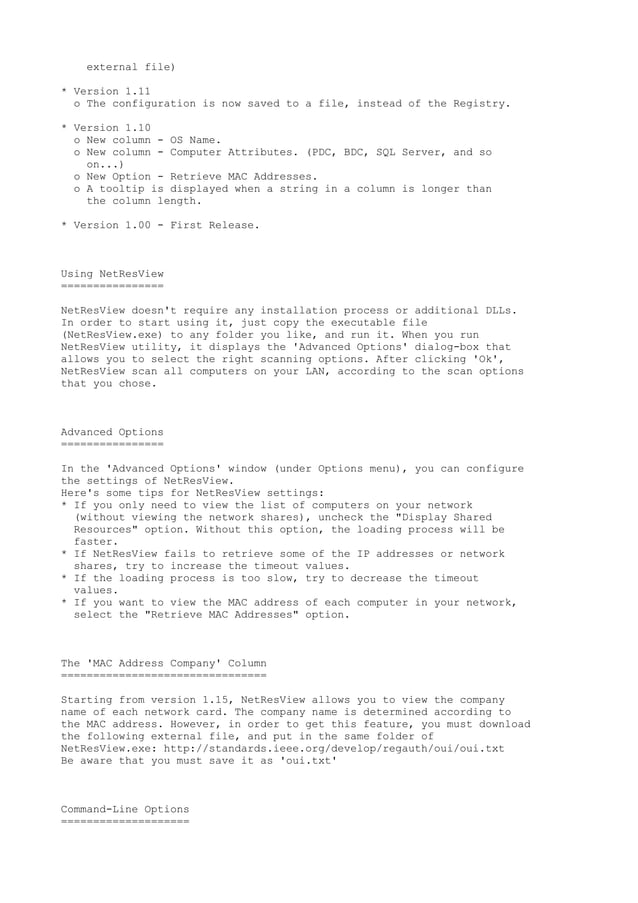 Netresview | ZIP | Operating Systems | Computer Software and Applications