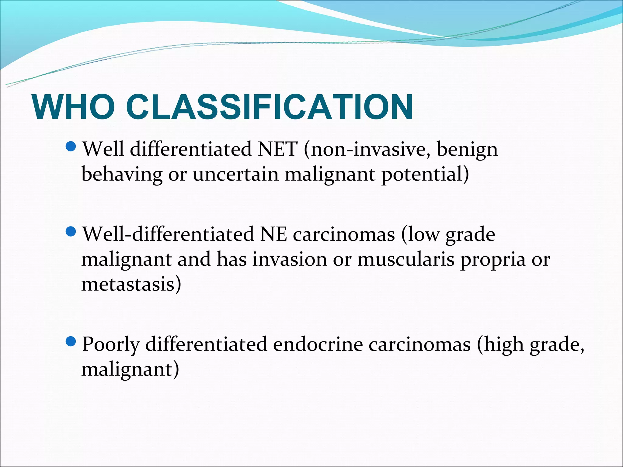 GASTROENTEROPANCREATIC NEUROENDOCRINE TUMORS | PPT
