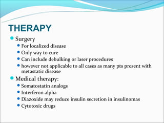 GASTROENTEROPANCREATIC NEUROENDOCRINE TUMORS | PPT