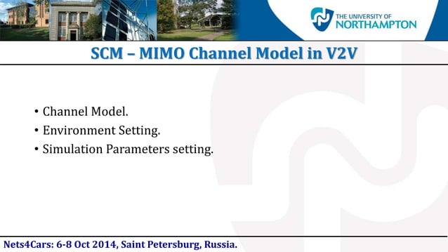 Study of Utilising SCM – MIMO Channel Model in V2V Communication | PPTX ...