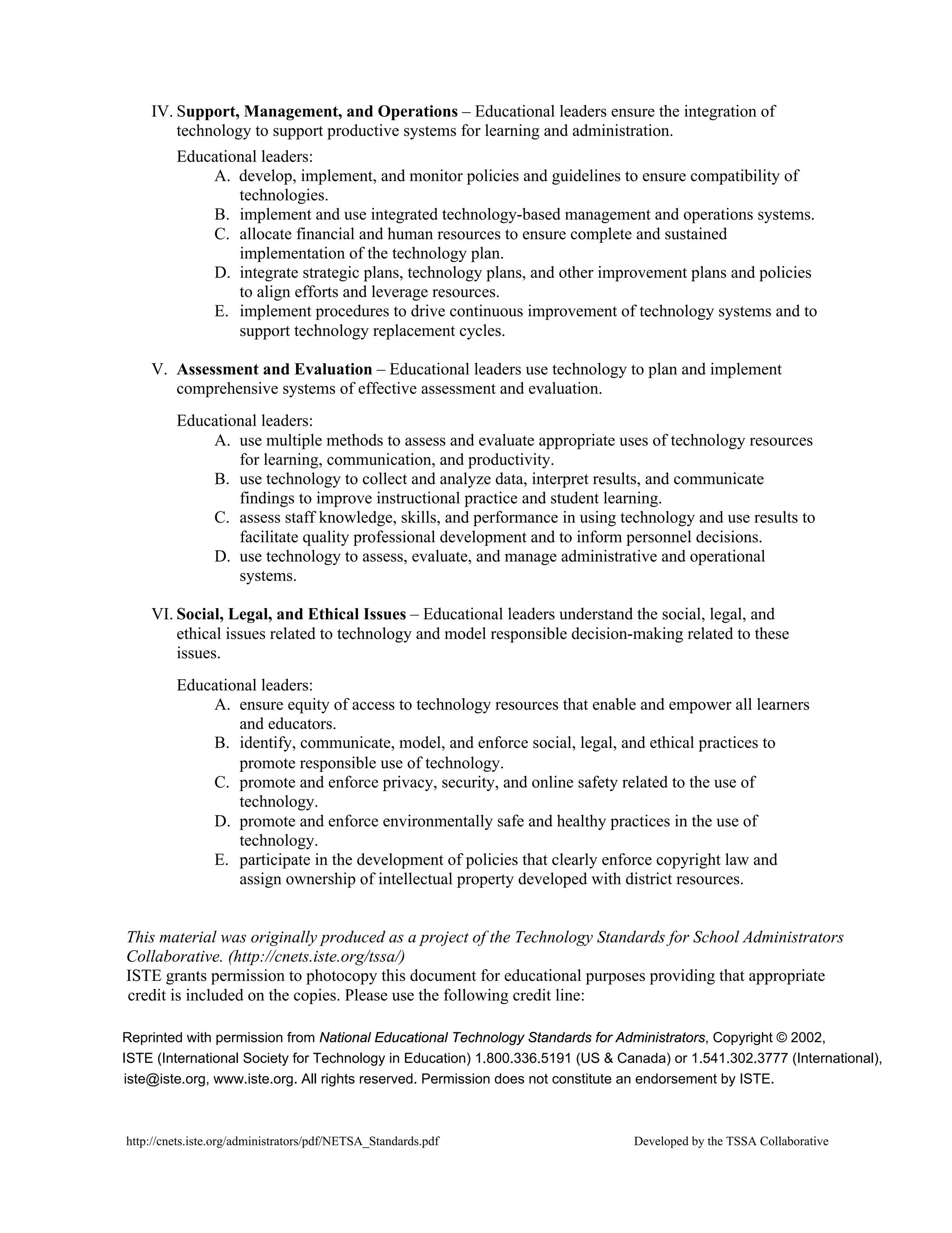 Nets a standards | PDF