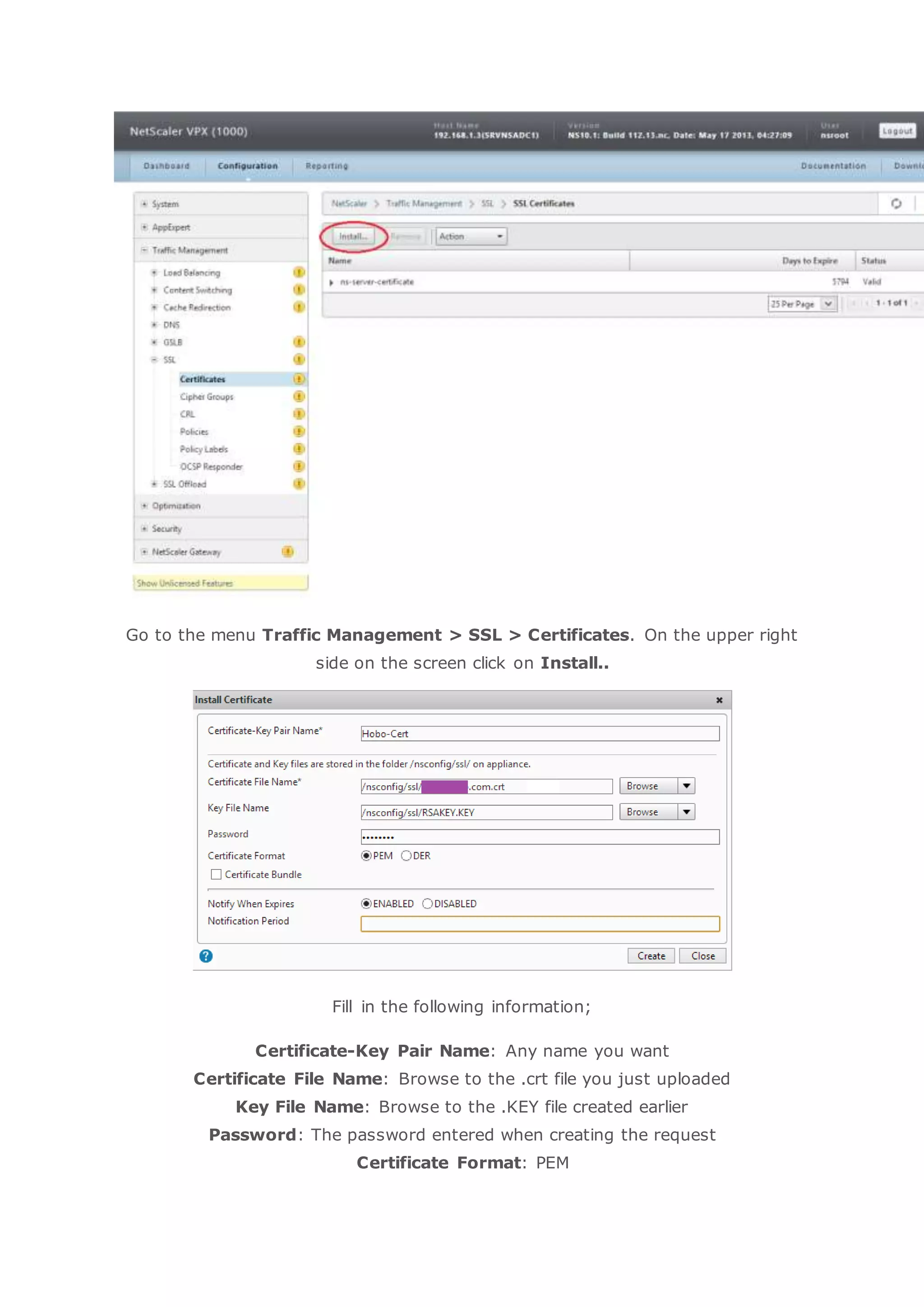 Net scaler installation and configuration | DOCX | Computer Networking | Computing