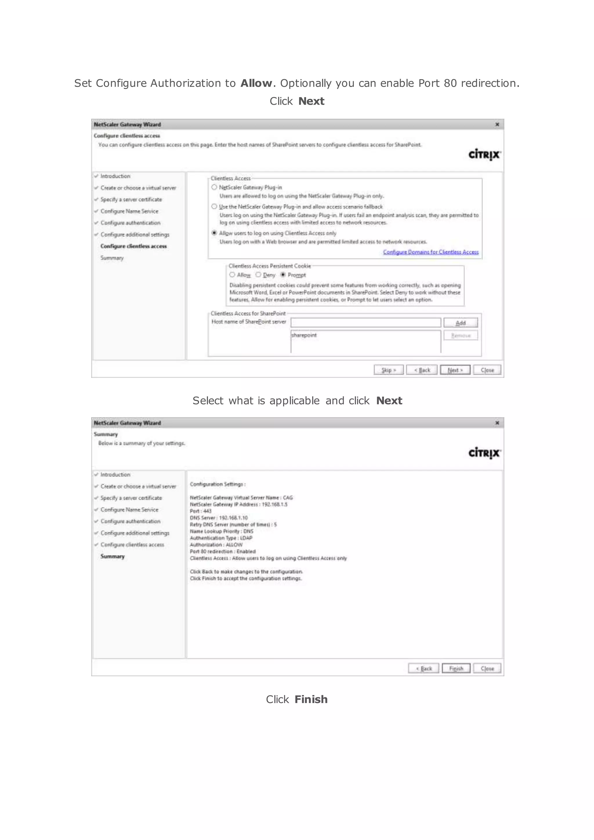 Net scaler installation and configuration | DOCX | Computer Networking | Computing