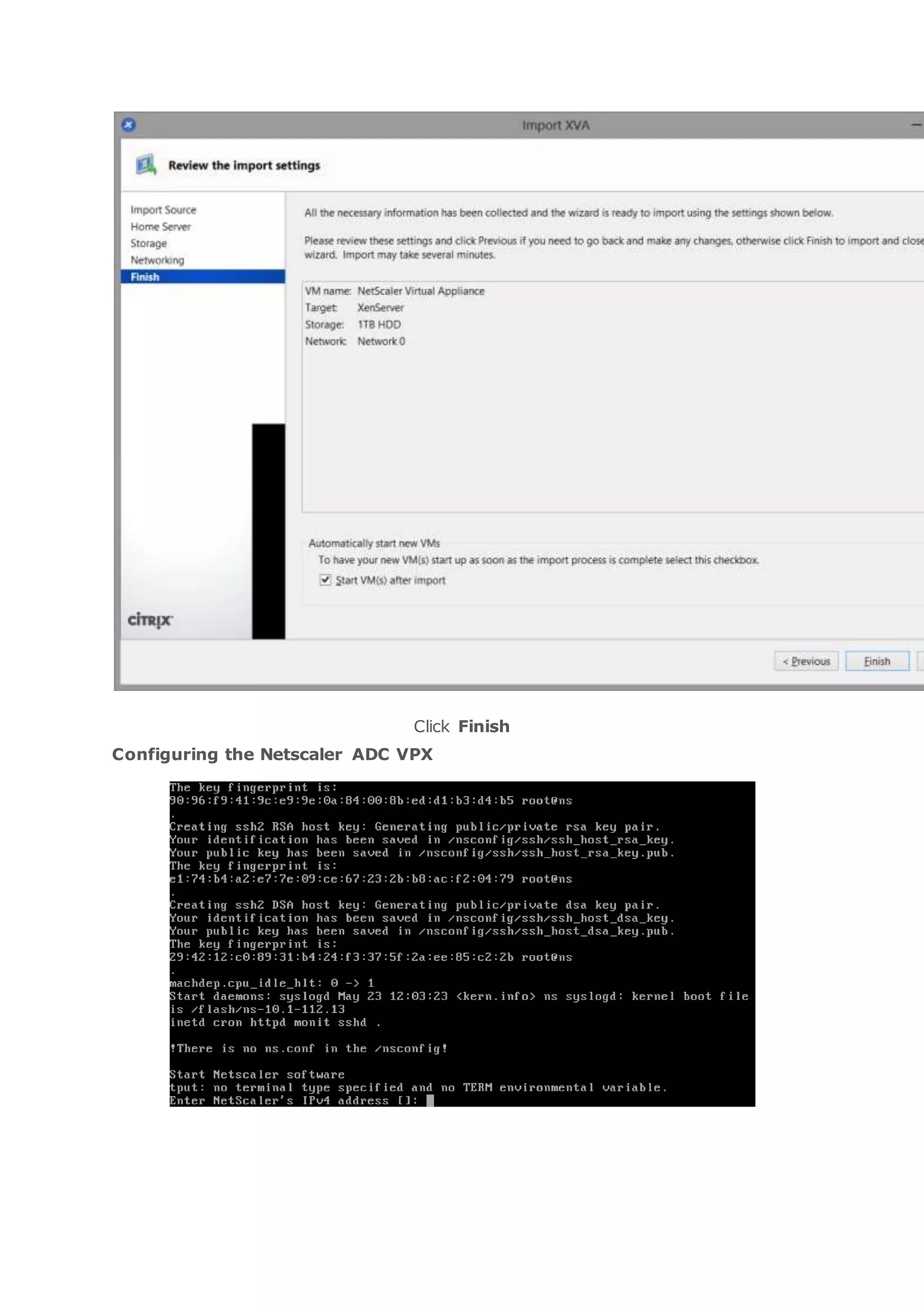 Net scaler installation and configuration | DOCX | Computer Networking | Computing