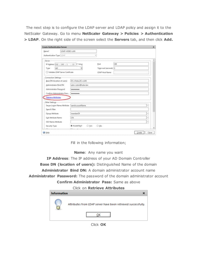 Net scaler installation and configuration | DOCX | Computer Networking | Computing