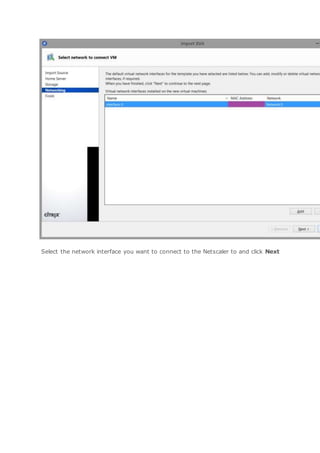 Net scaler installation and configuration | DOCX | Computer Networking ...