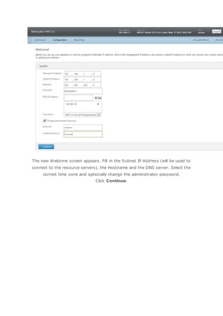 Net scaler installation and configuration | DOCX | Computer Networking ...