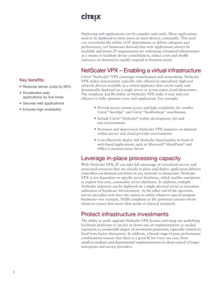 Net scaler vpx | PDF