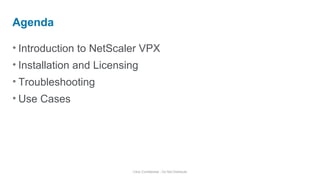 Netscaler vpx implementation and troubleshooting | PPT