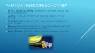 NetScope network traffic monitoring | PPT
