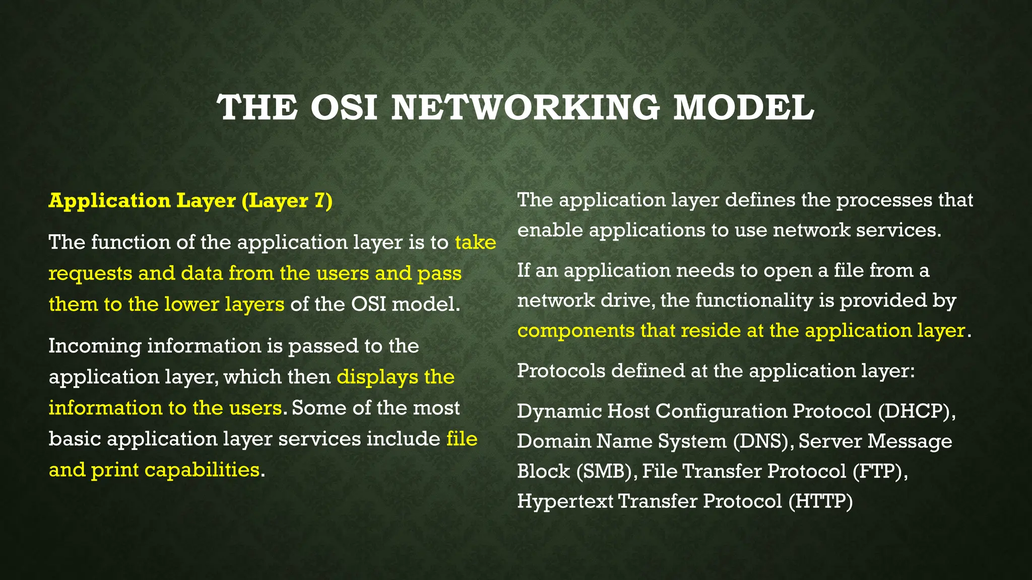 Netsec osi model AHHHHHHHHHHHHHHHHHHHHHH | PPTX