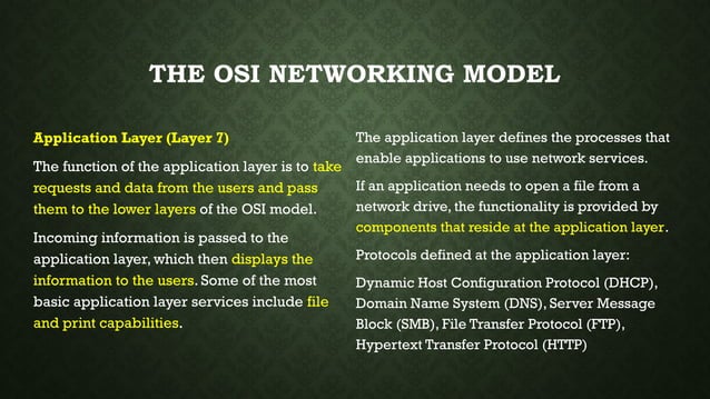 Netsec osi model AHHHHHHHHHHHHHHHHHHHHHH | PPTX