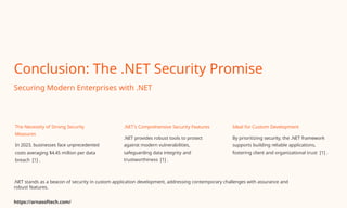 NET Security Features and Their Importance | PPT