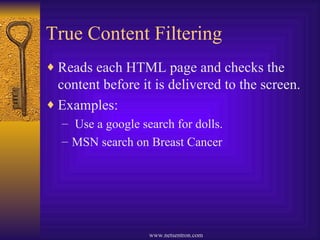 Netsentron Content Filter | PPT