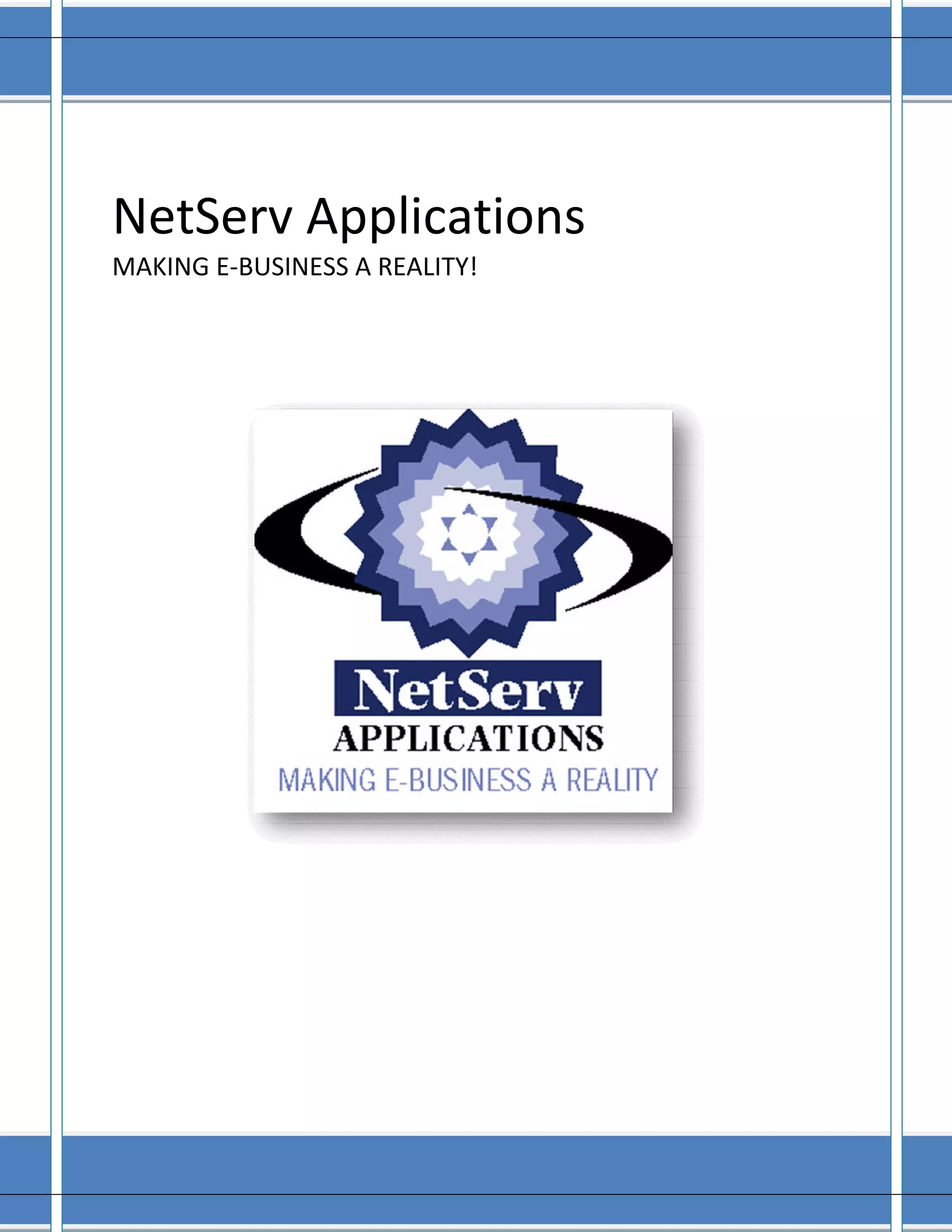 Net Serv Applications | PDF | Computer Software and Applications | Computing