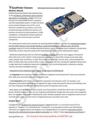 Net set Information and Communication Technology (Computer Theory ...