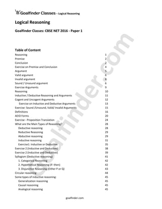 Net set logical reasoning - Critical Thinking | PDF