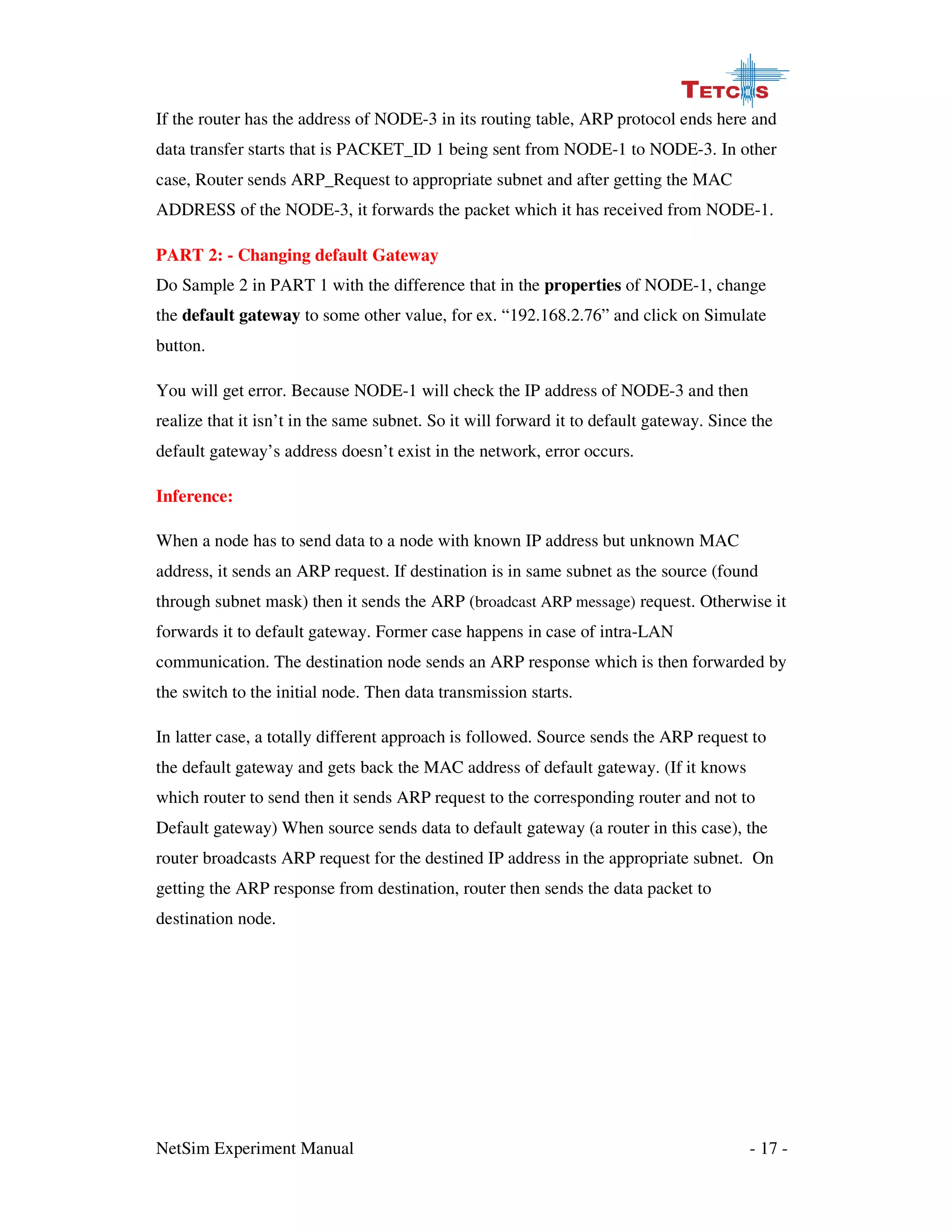 Netsim experiment manual | PDF | Computer Networking | Computing