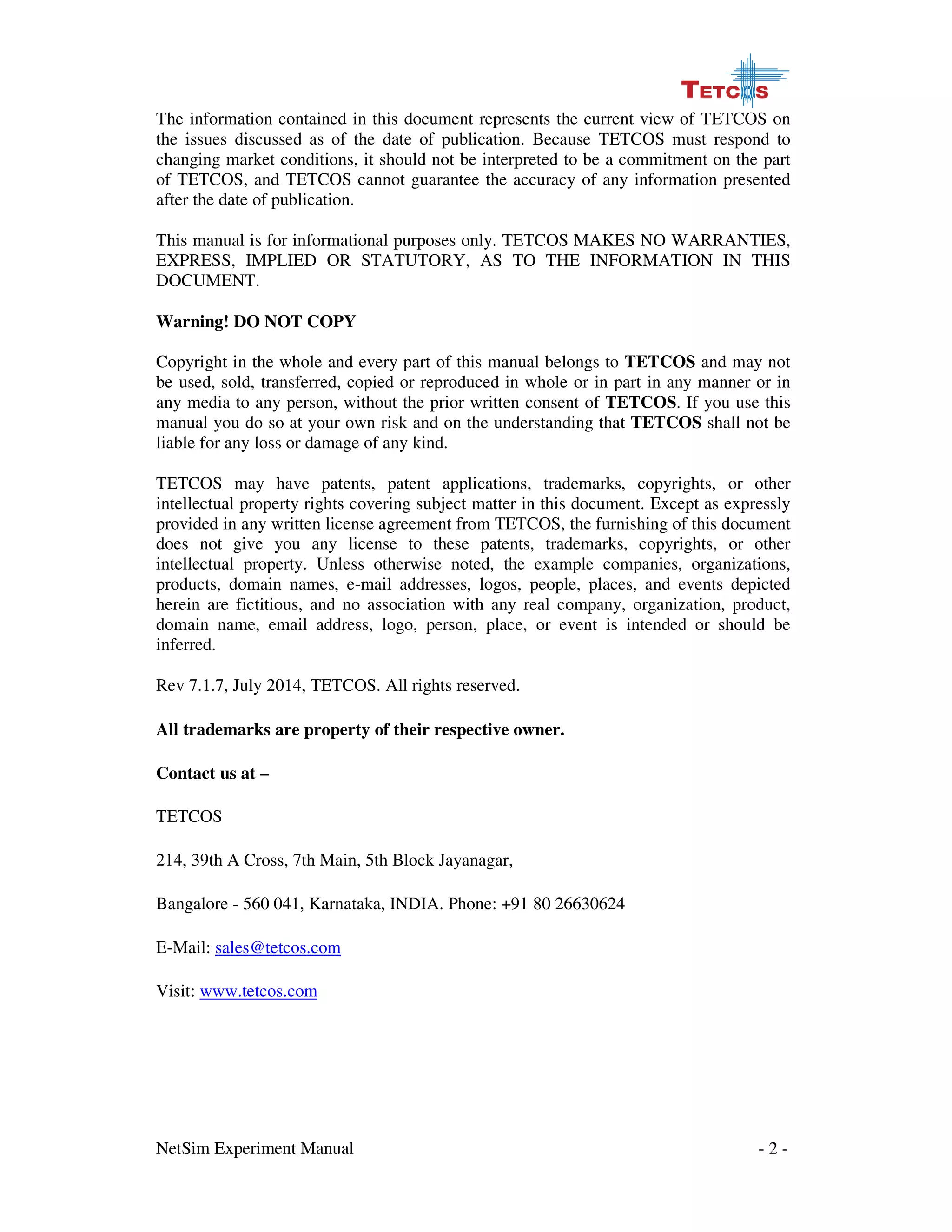 Netsim experiment manual | PDF