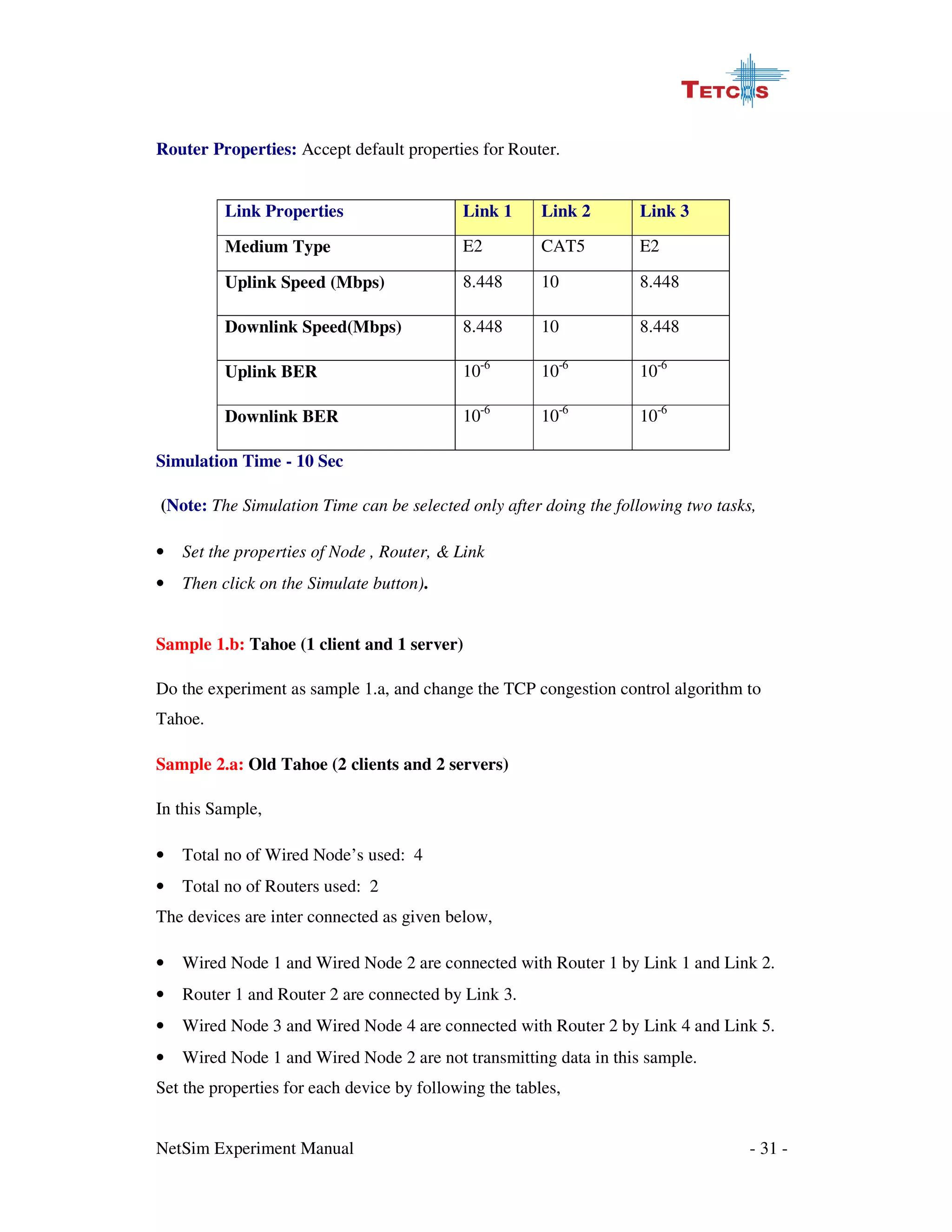 Netsim experiment manual | PDF
