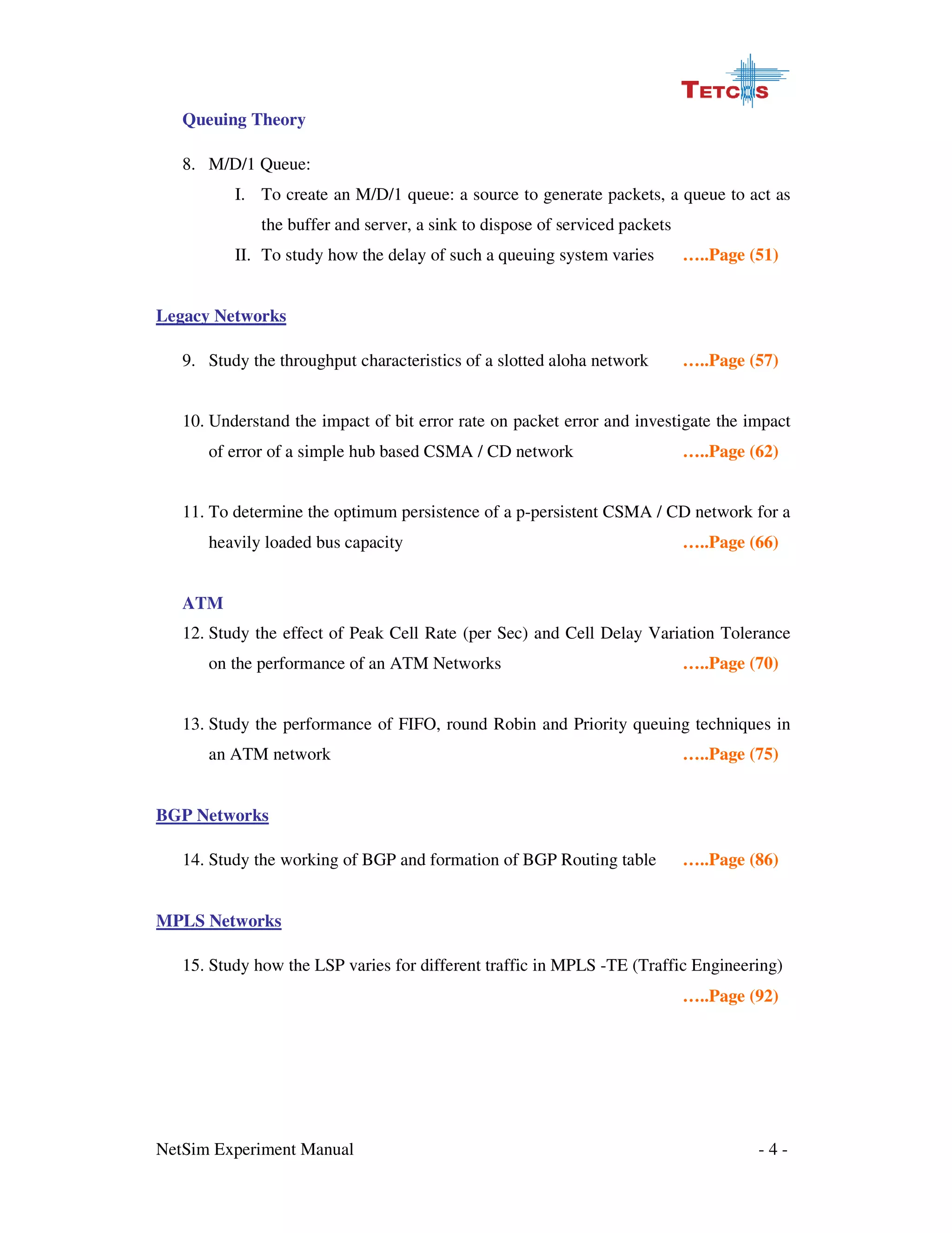 Netsim Experiment Manual Pdf Computer Networking Computing