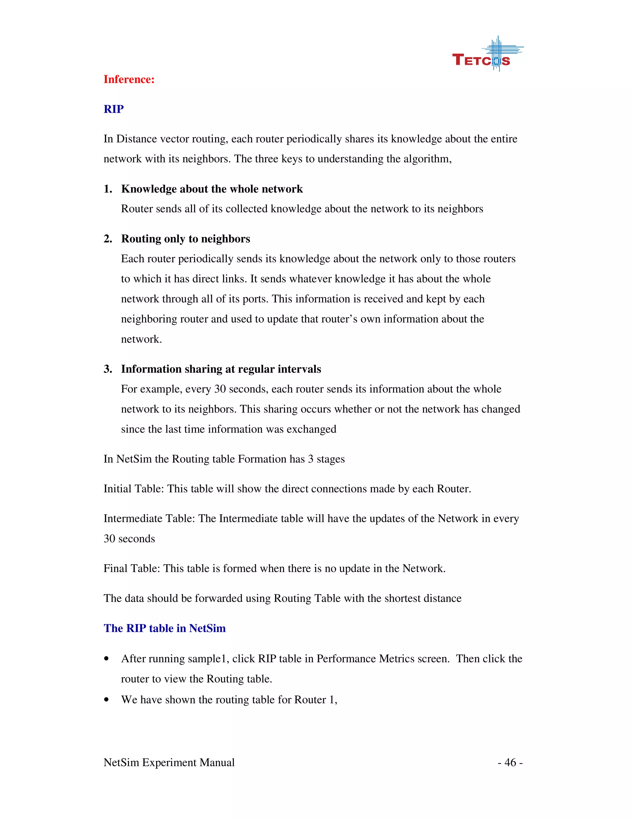 Netsim experiment manual | PDF