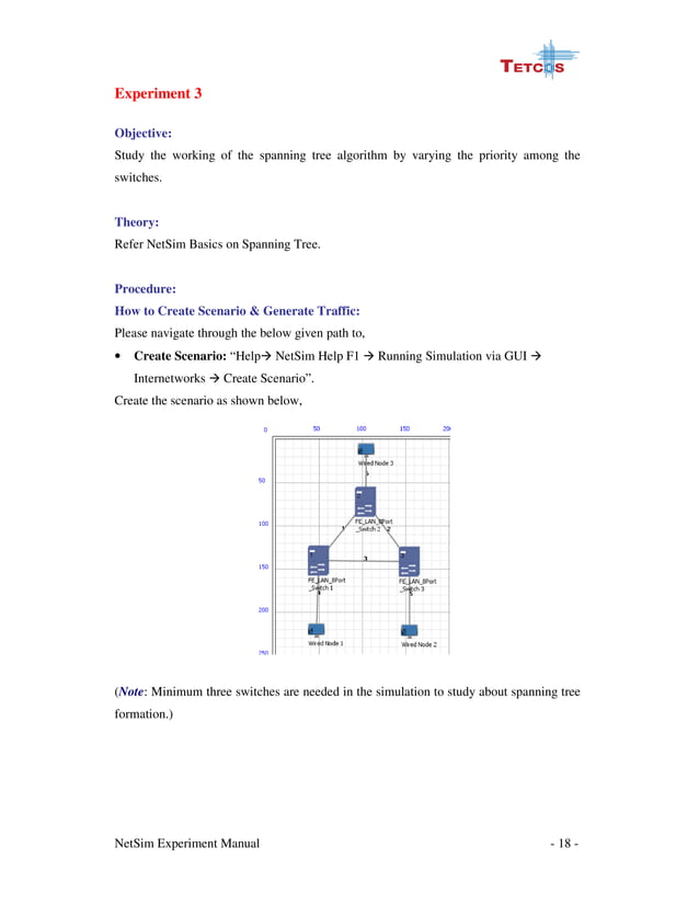 Netsim Experiment Manual Pdf Computer Networking Computing