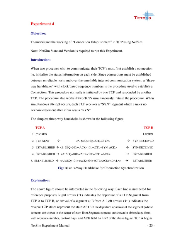 Netsim Experiment Manual Pdf Computer Networking Computing