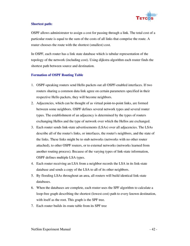 Netsim experiment manual | PDF | Computer Networking | Computing