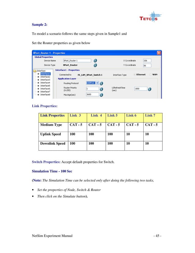 Netsim experiment manual | PDF | Computer Networking | Computing