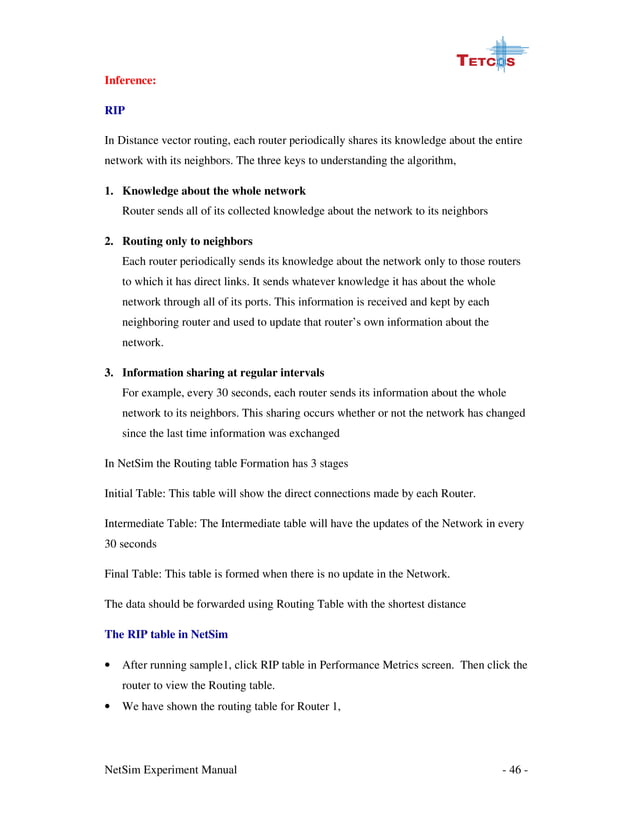 Netsim Experiment Manual Pdf Computer Networking Computing