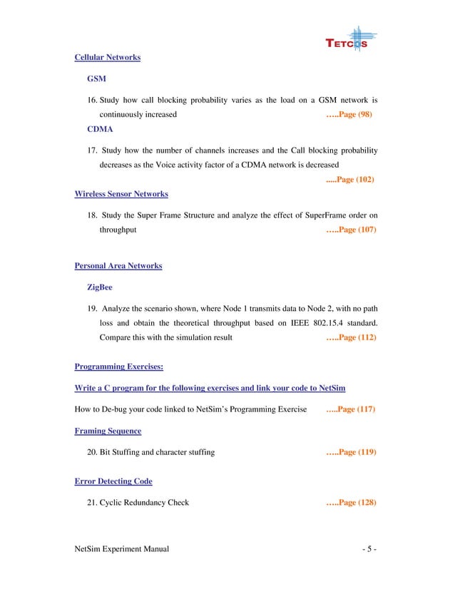 Netsim experiment manual | PDF | Computer Networking | Computing