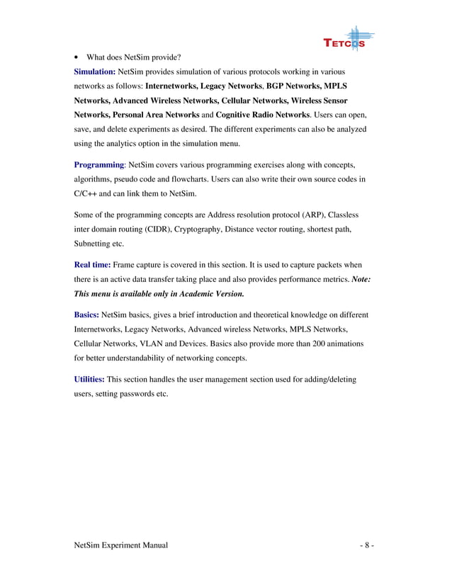 Netsim experiment manual | PDF | Computer Networking | Computing
