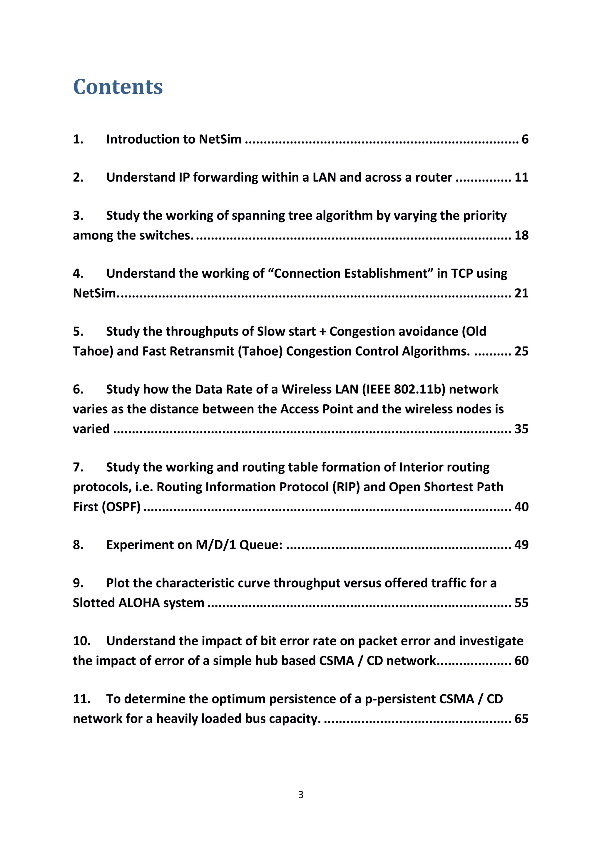 Netsim Experiment Manual Pdf Computer Networking Computing