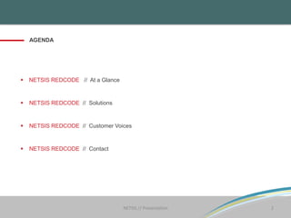 Netsis Presentation | PPTX | Logistics | Business